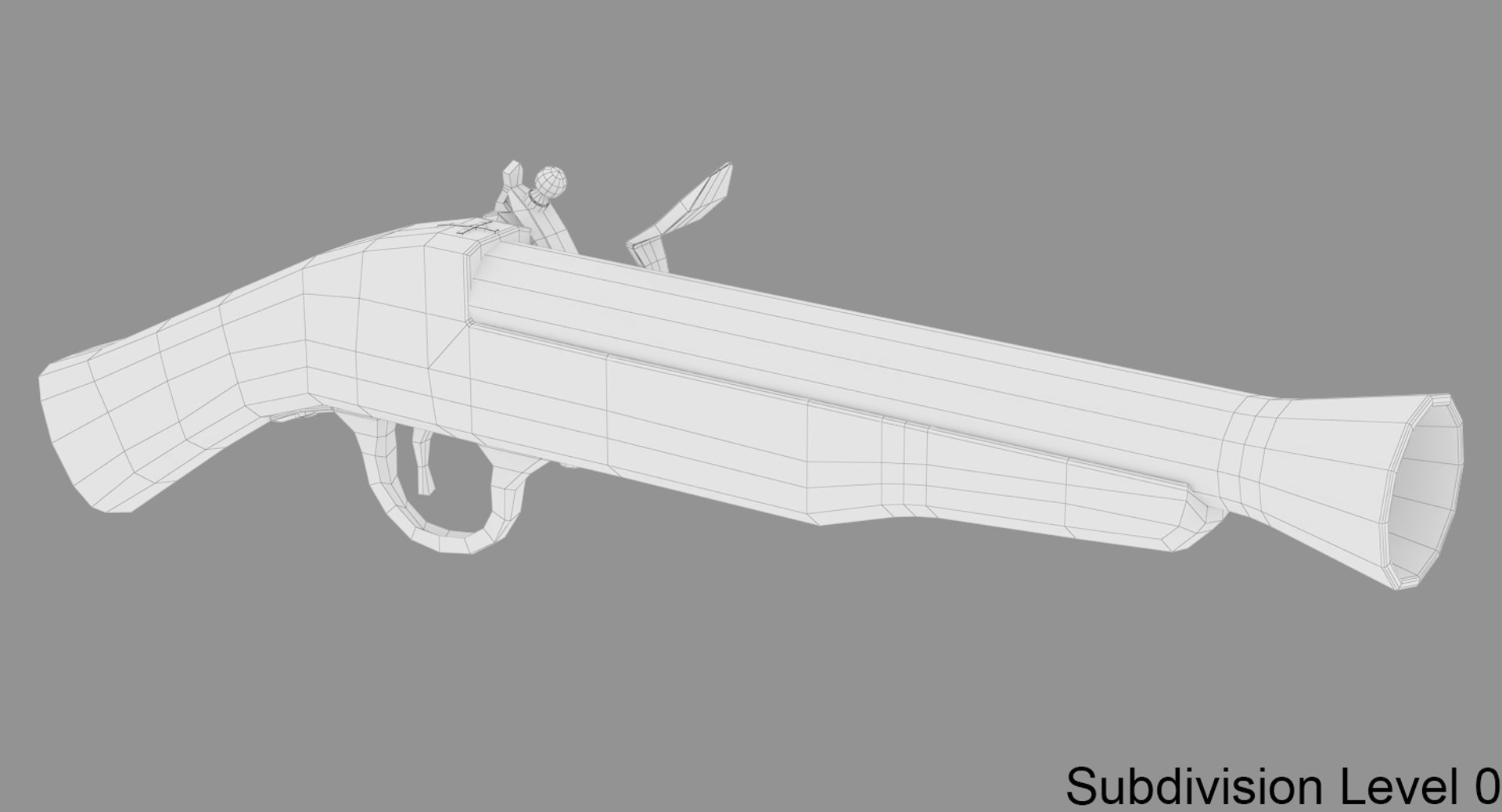 Blunderbuss Blunder Buss 3D Model - TurboSquid 1193380