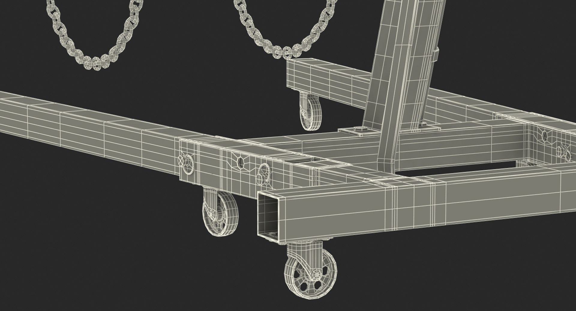 3D folding engine crane - TurboSquid 1289102