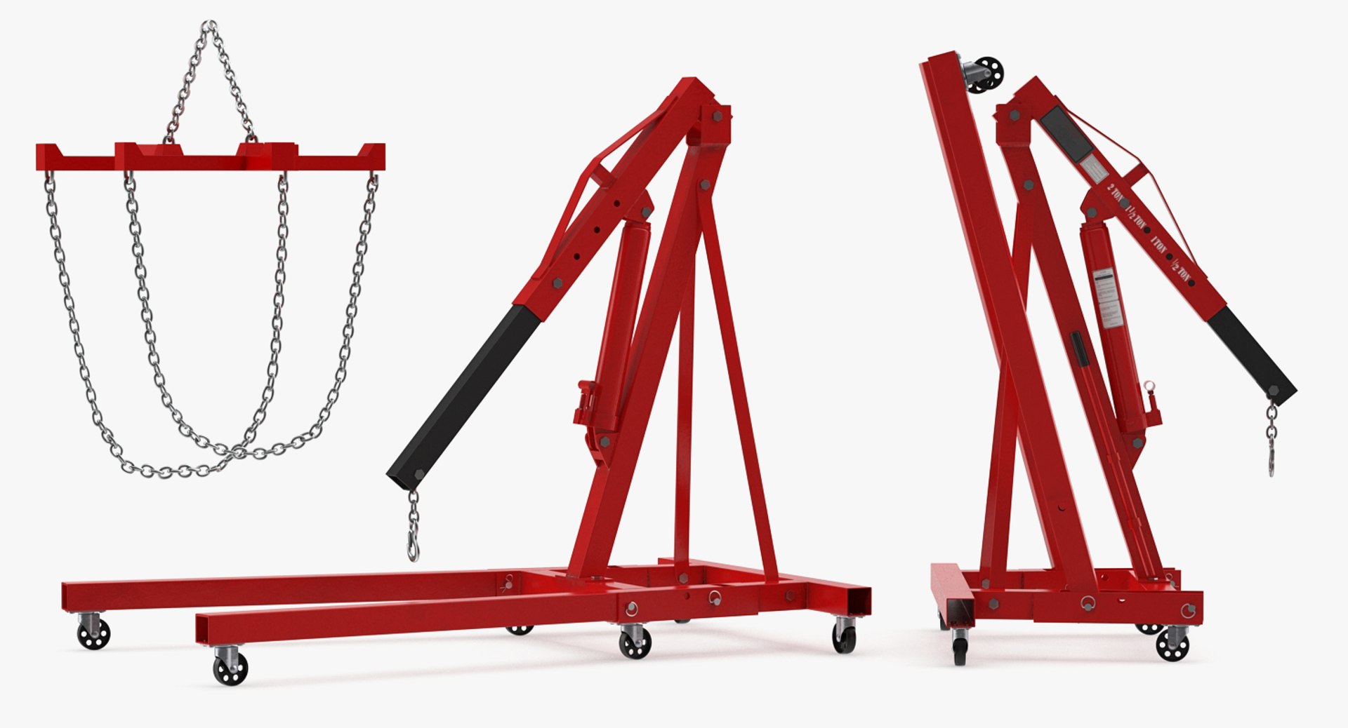 3D folding engine crane - TurboSquid 1289102