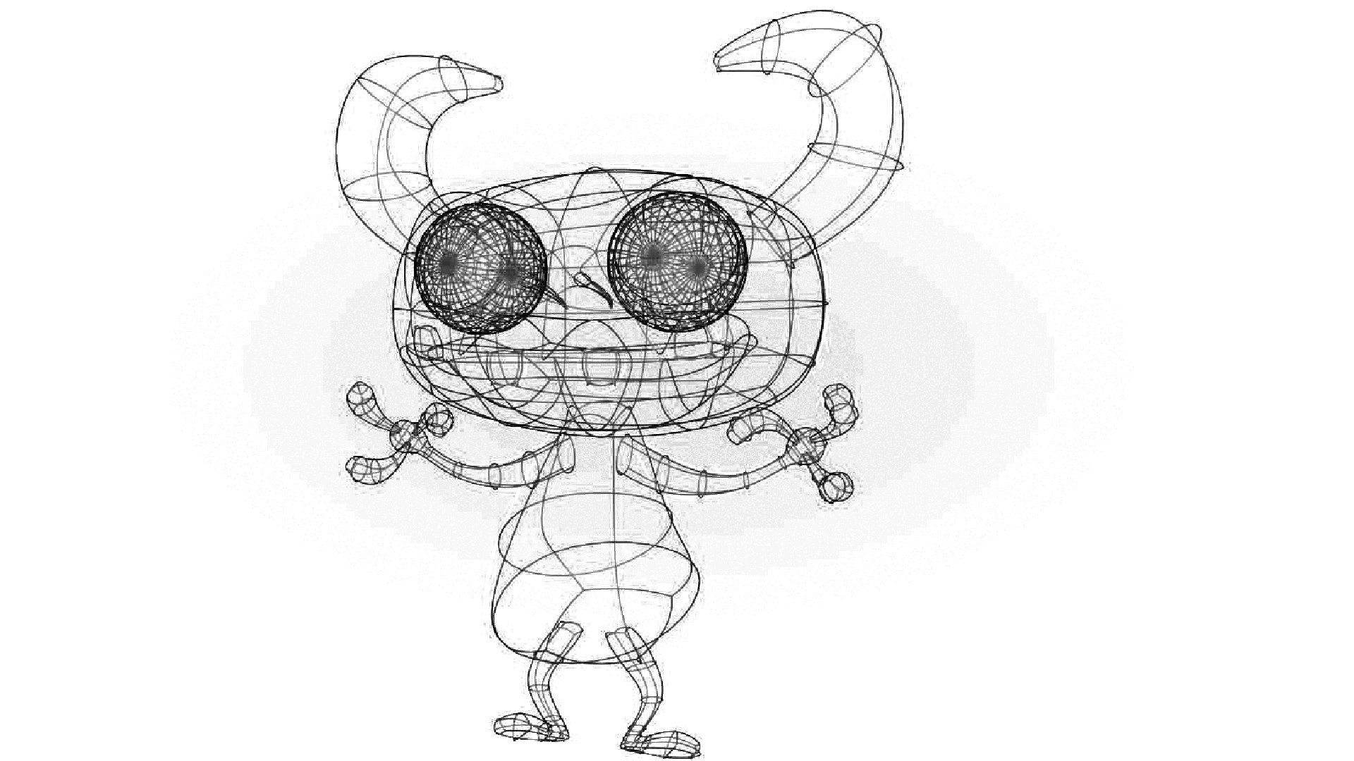 Cute Cartoon monster model - TurboSquid 1973273