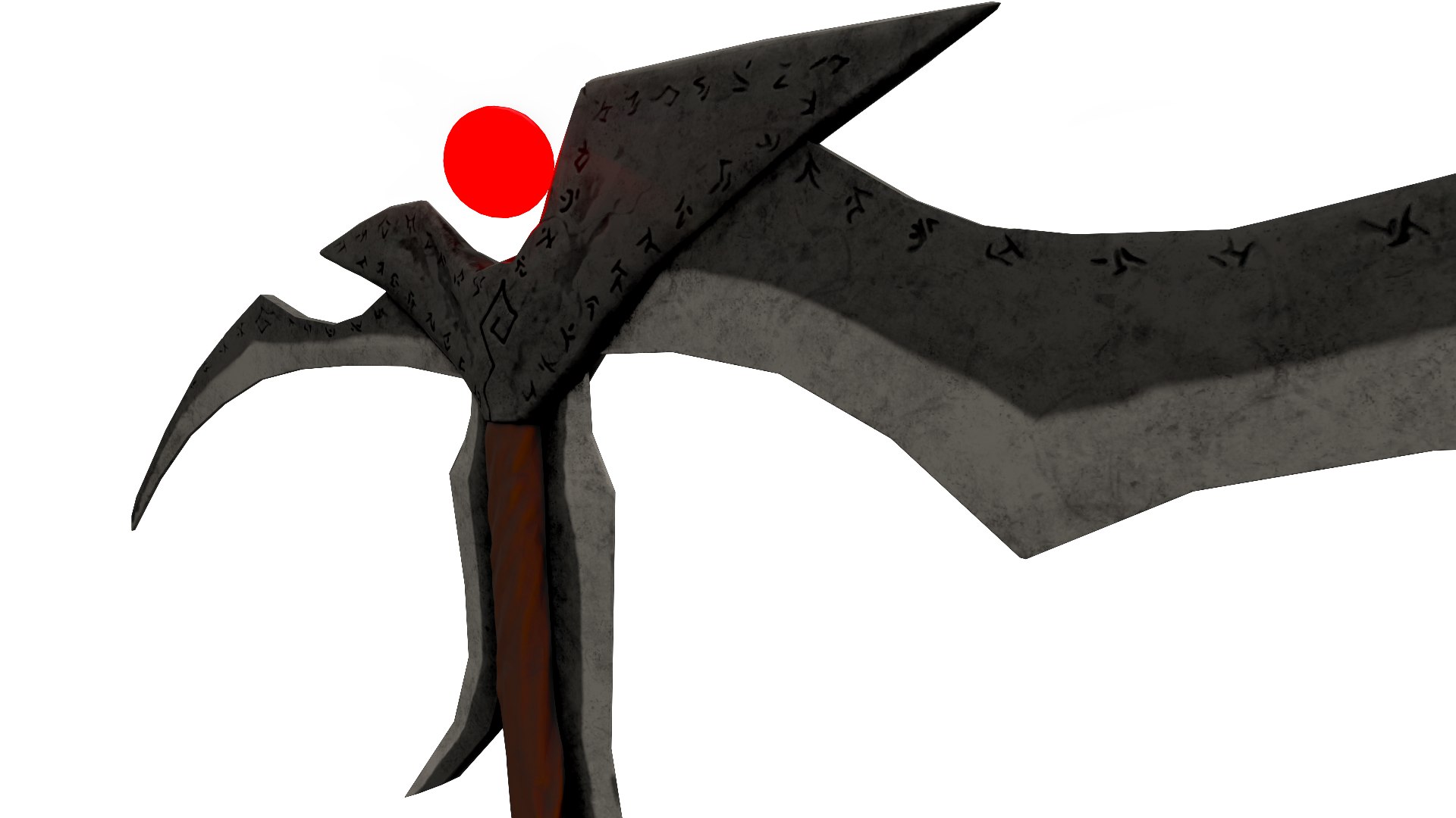 3D model Slim Stylized Scythe - TurboSquid 1969237