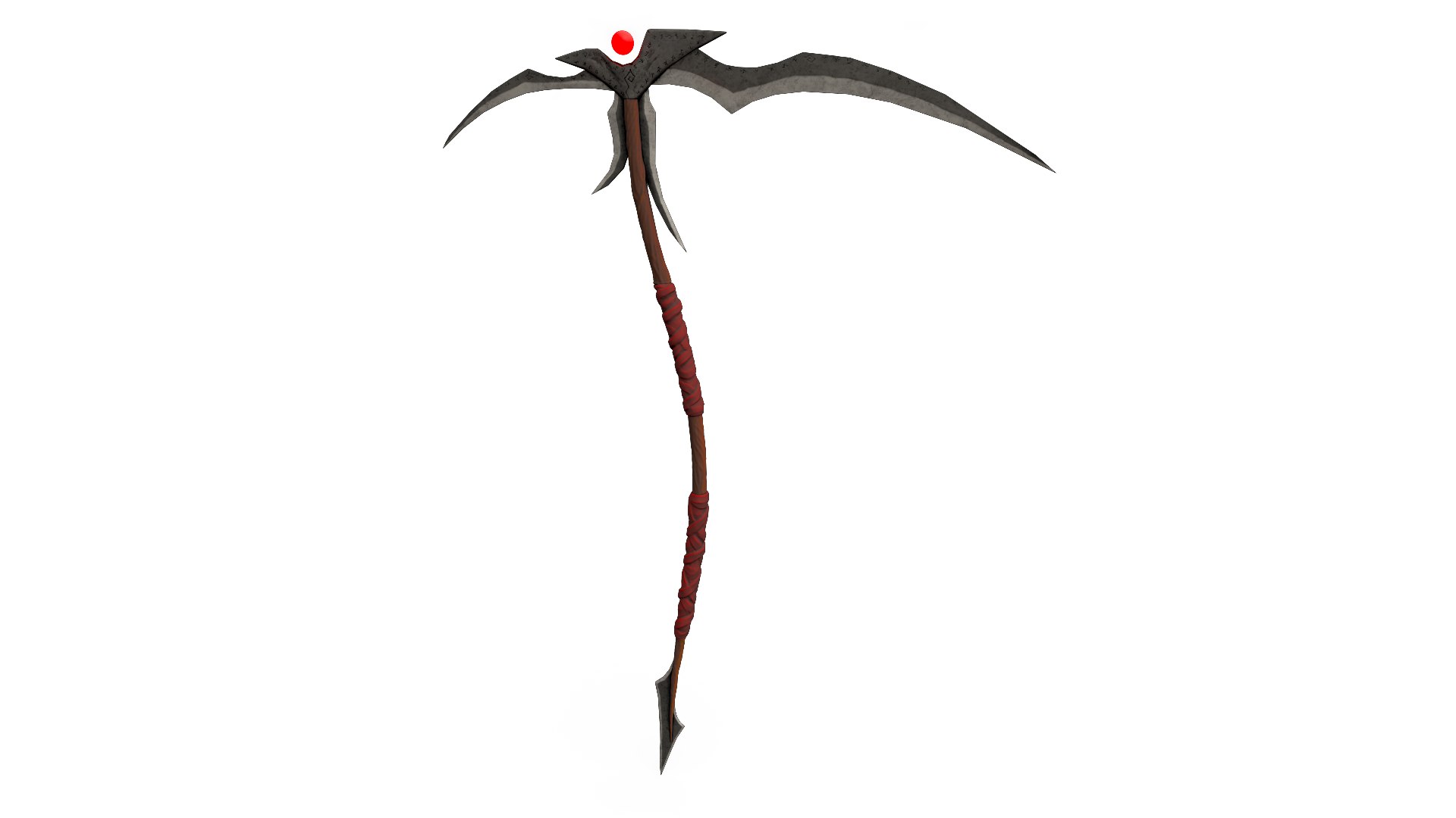 3D model Slim Stylized Scythe - TurboSquid 1969237