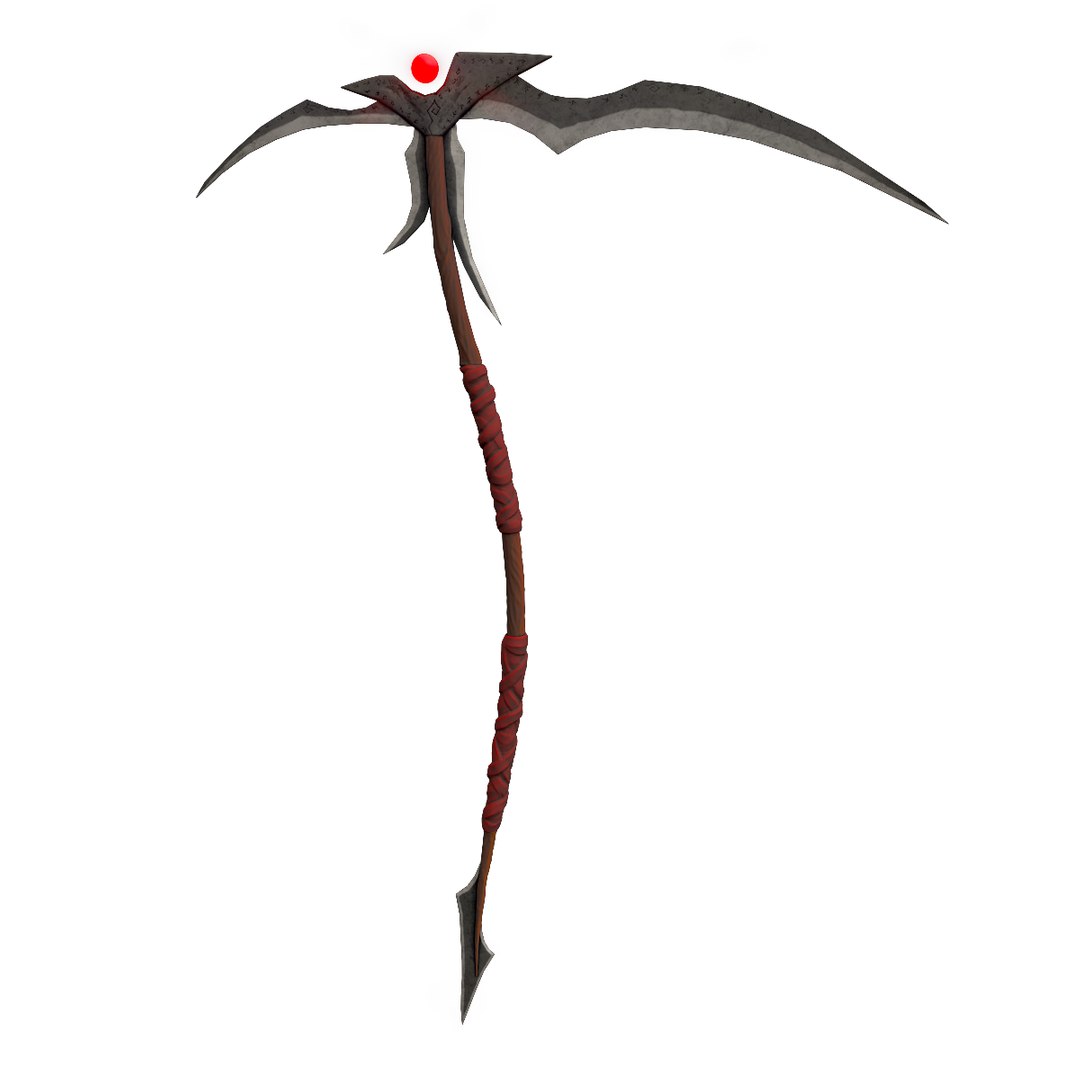 Slim Stylized Scythe Modelo 3D - TurboSquid 1969237
