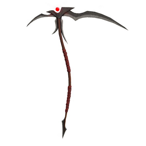 modelo 3d Slim Stylized Scythe - TurboSquid 1969237