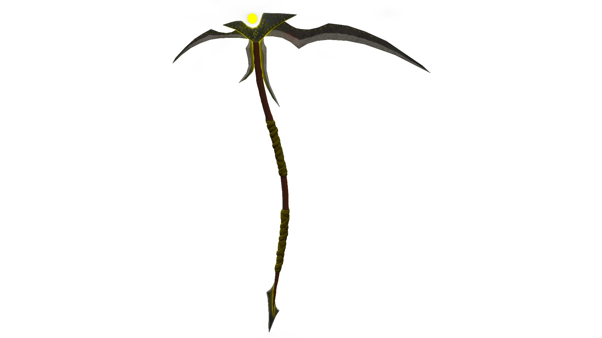 3D model Slim Stylized Scythe - TurboSquid 1969237