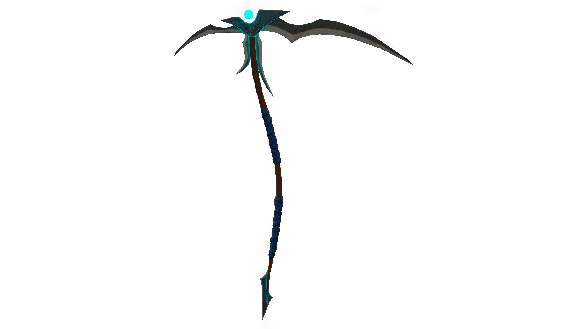 3D model Slim Stylized Scythe - TurboSquid 1969237