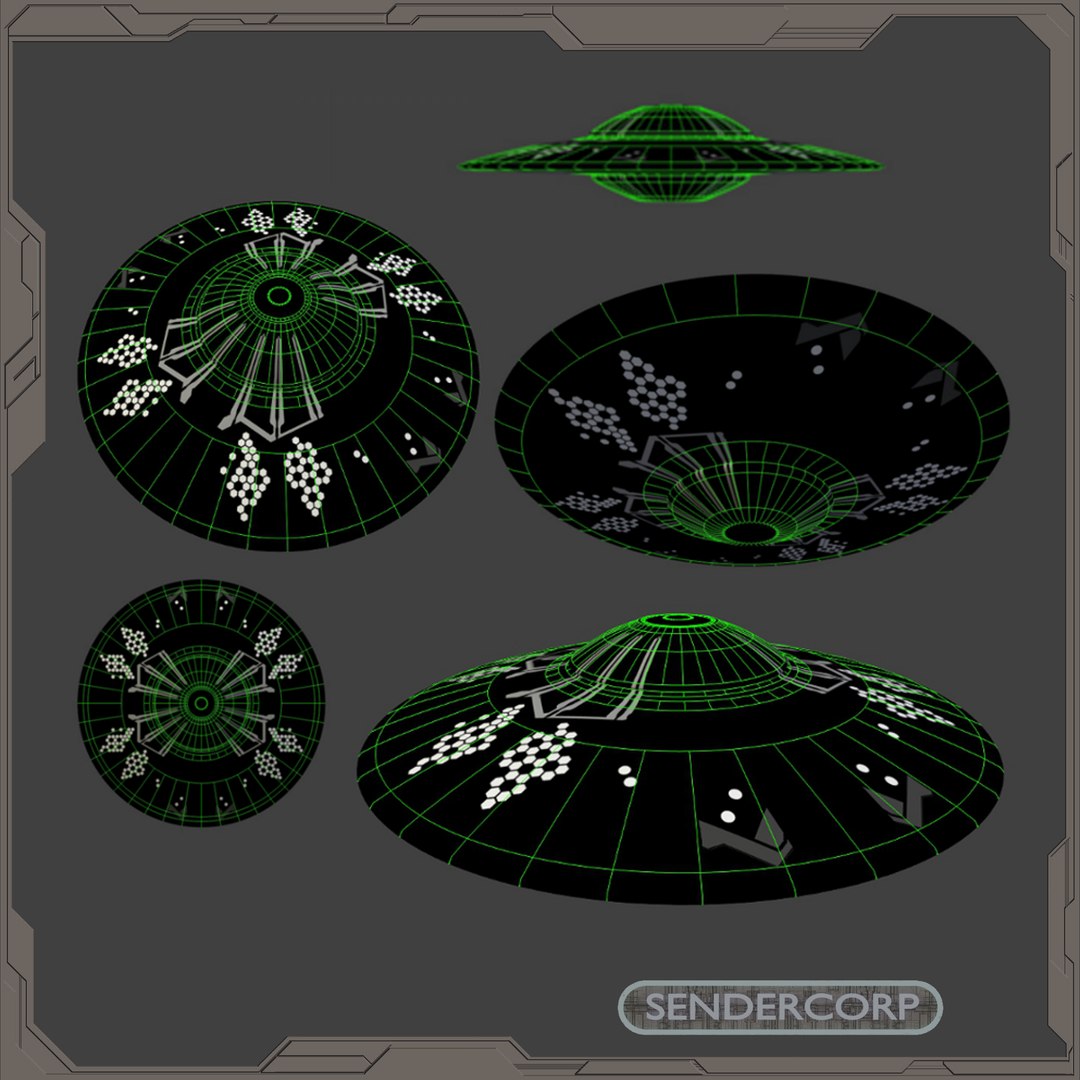 Alien Ufos Fbx