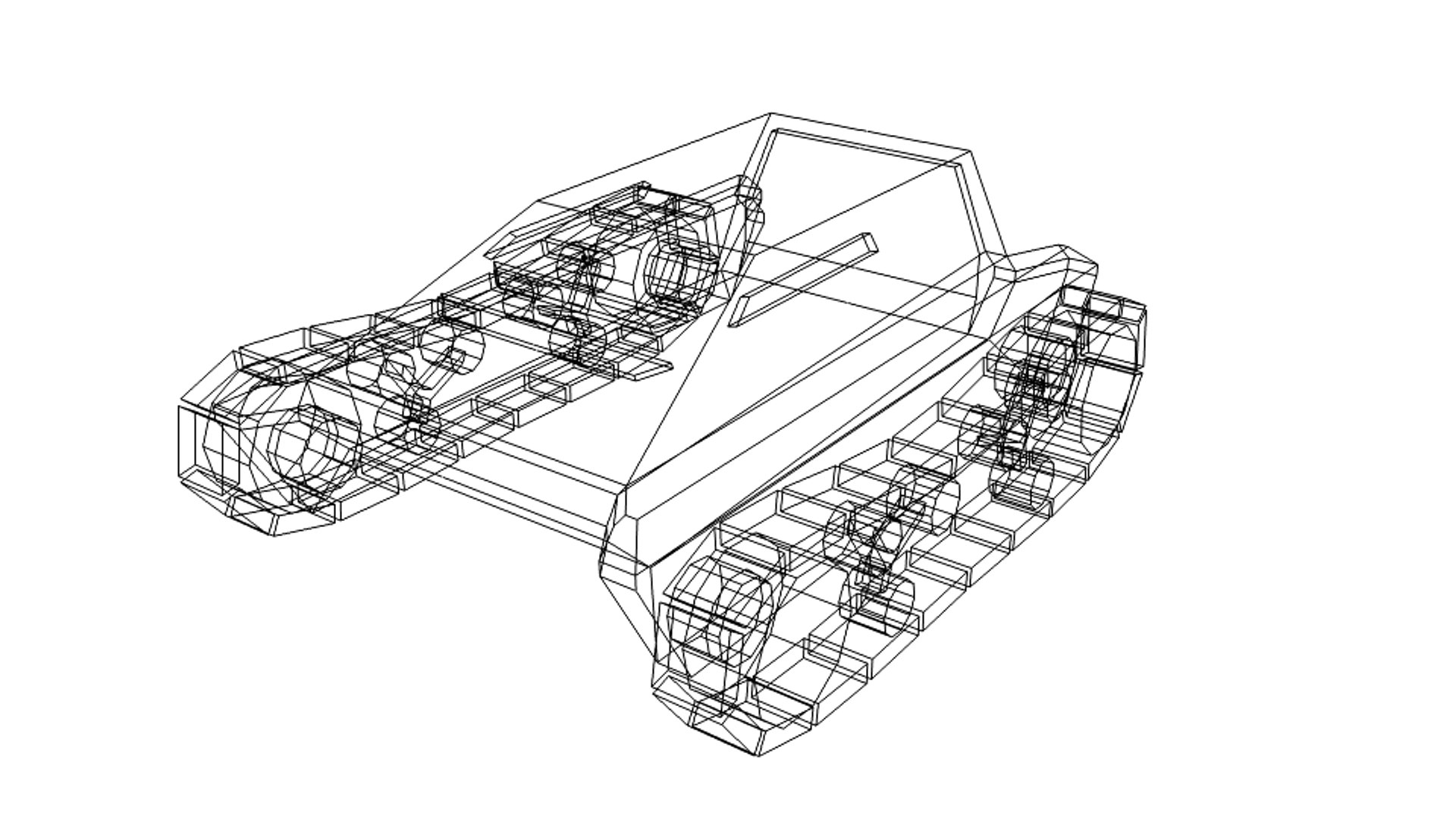 Vehicle Track 3d Model