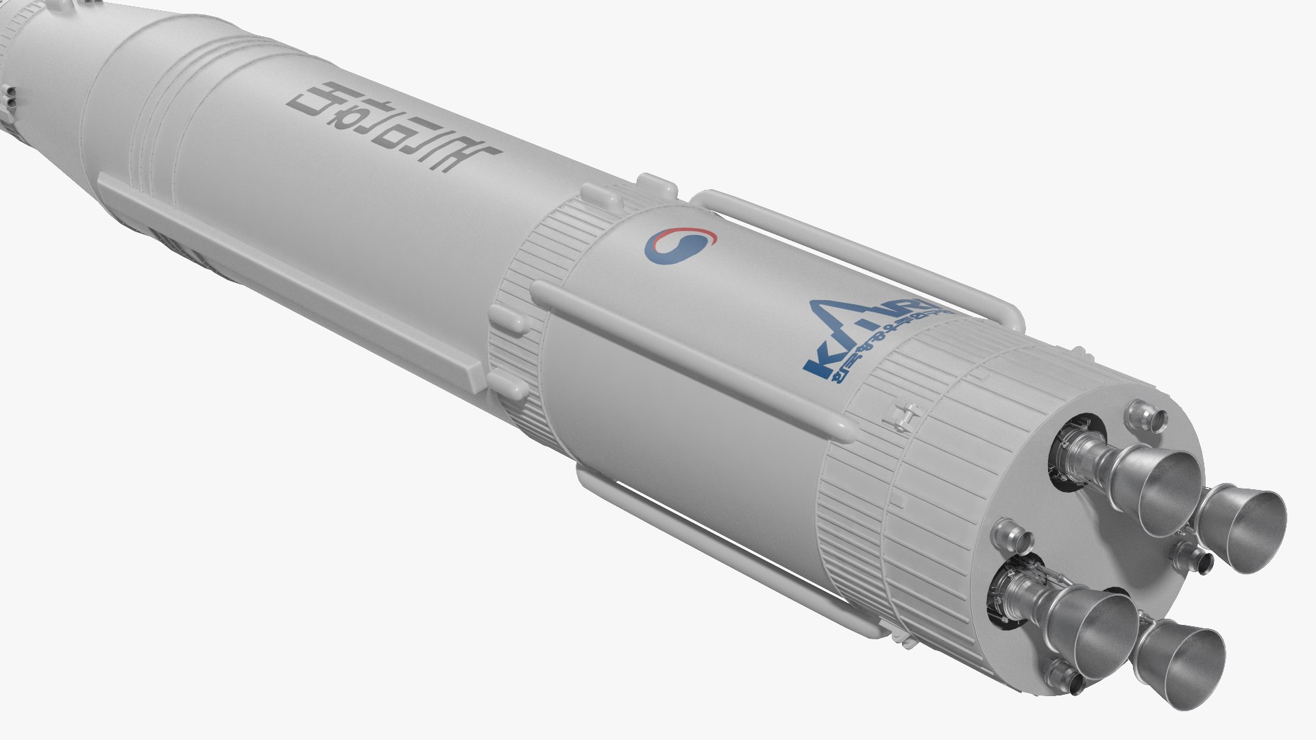 South korean rocket kslv 3D - TurboSquid 1591536