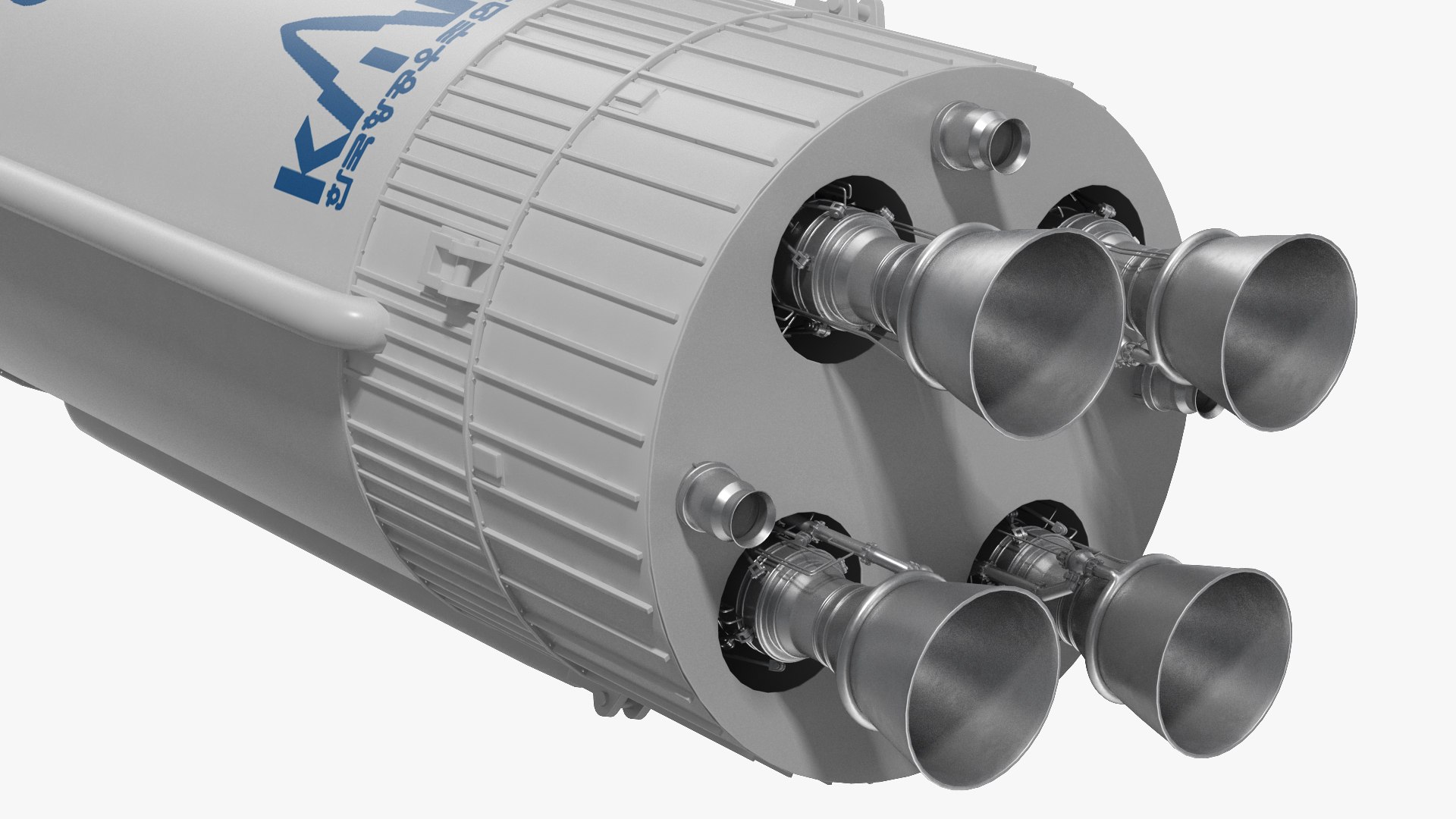 South korean rocket kslv 3D - TurboSquid 1591536