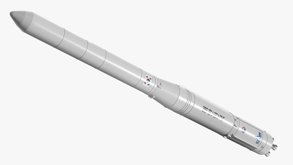대한민국 로켓 KSLV II 누리 3D 모델 - TurboSquid 1591536