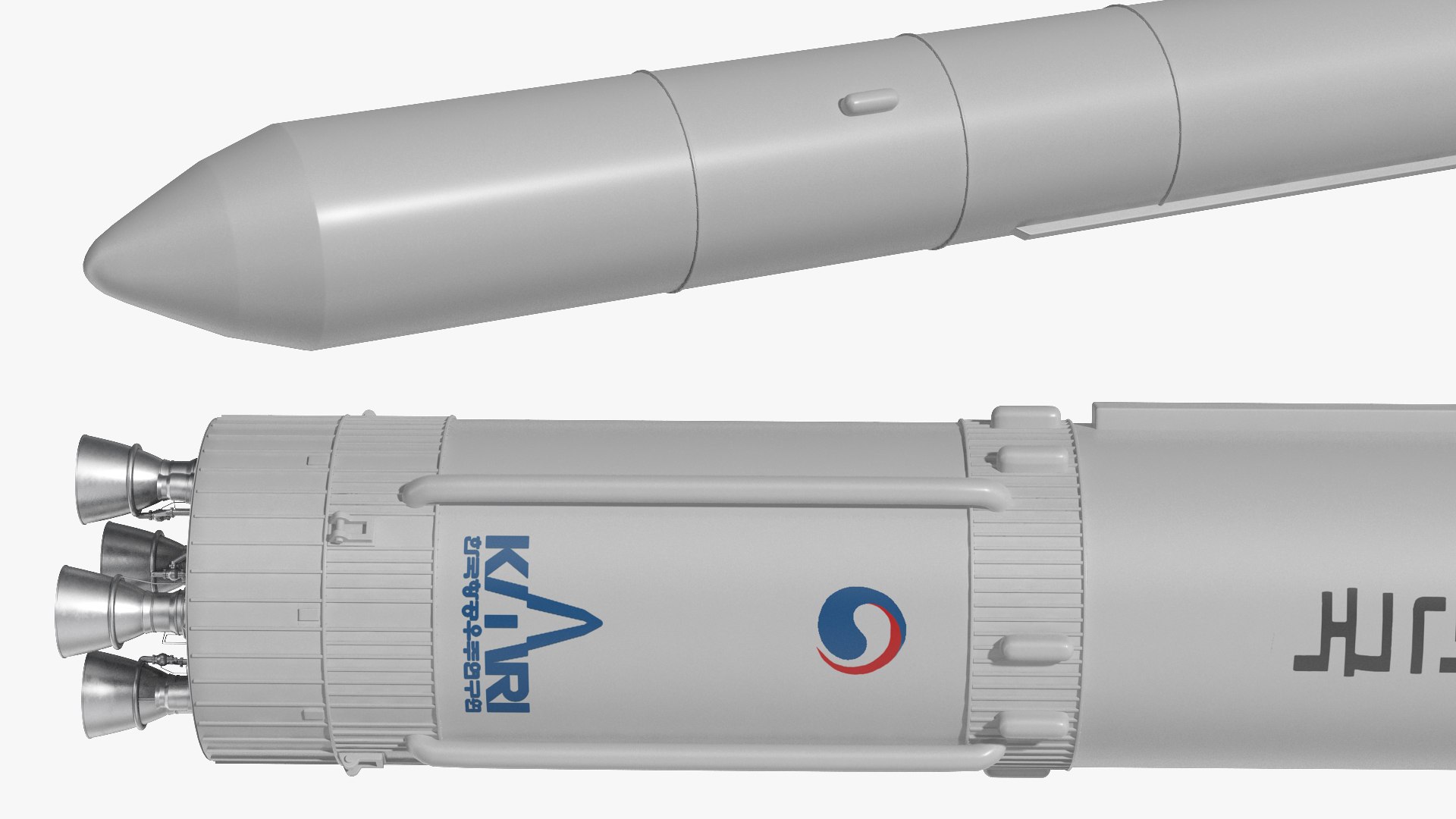 South korean rocket kslv 3D - TurboSquid 1591536