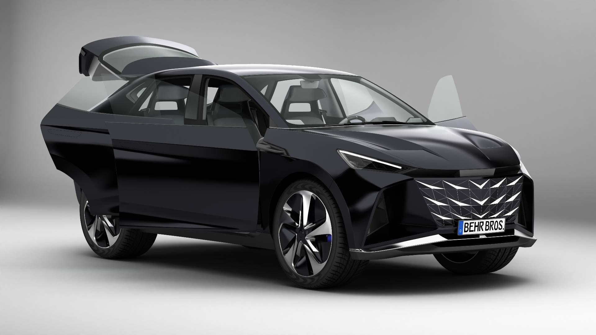 Generic Future EV SUV 3D - TurboSquid 2049290