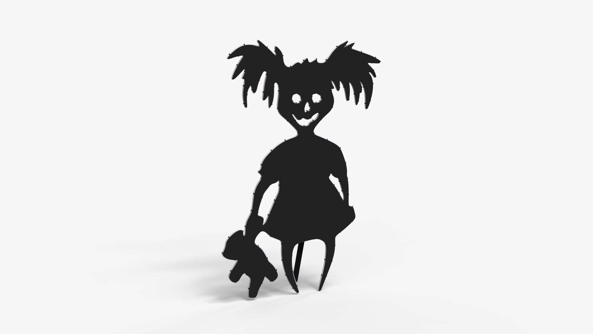 3D Silhouette Scare 1 - TurboSquid 2131435