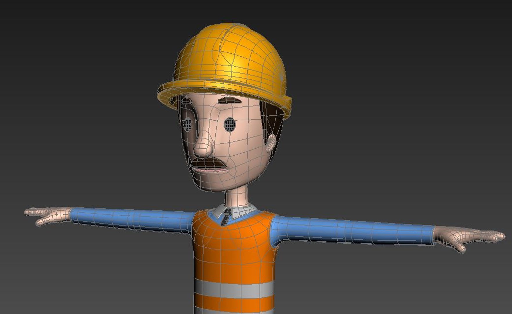 Engineer Character Cartoon Model - TurboSquid 1332930