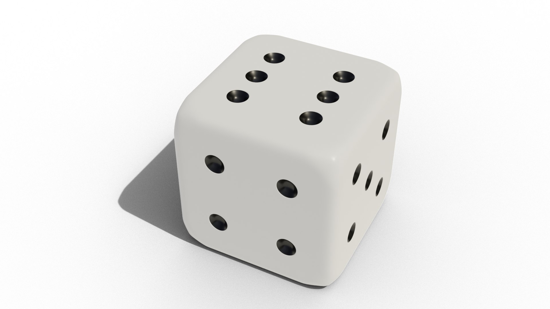 3D Dice D6 Model - TurboSquid 1678378