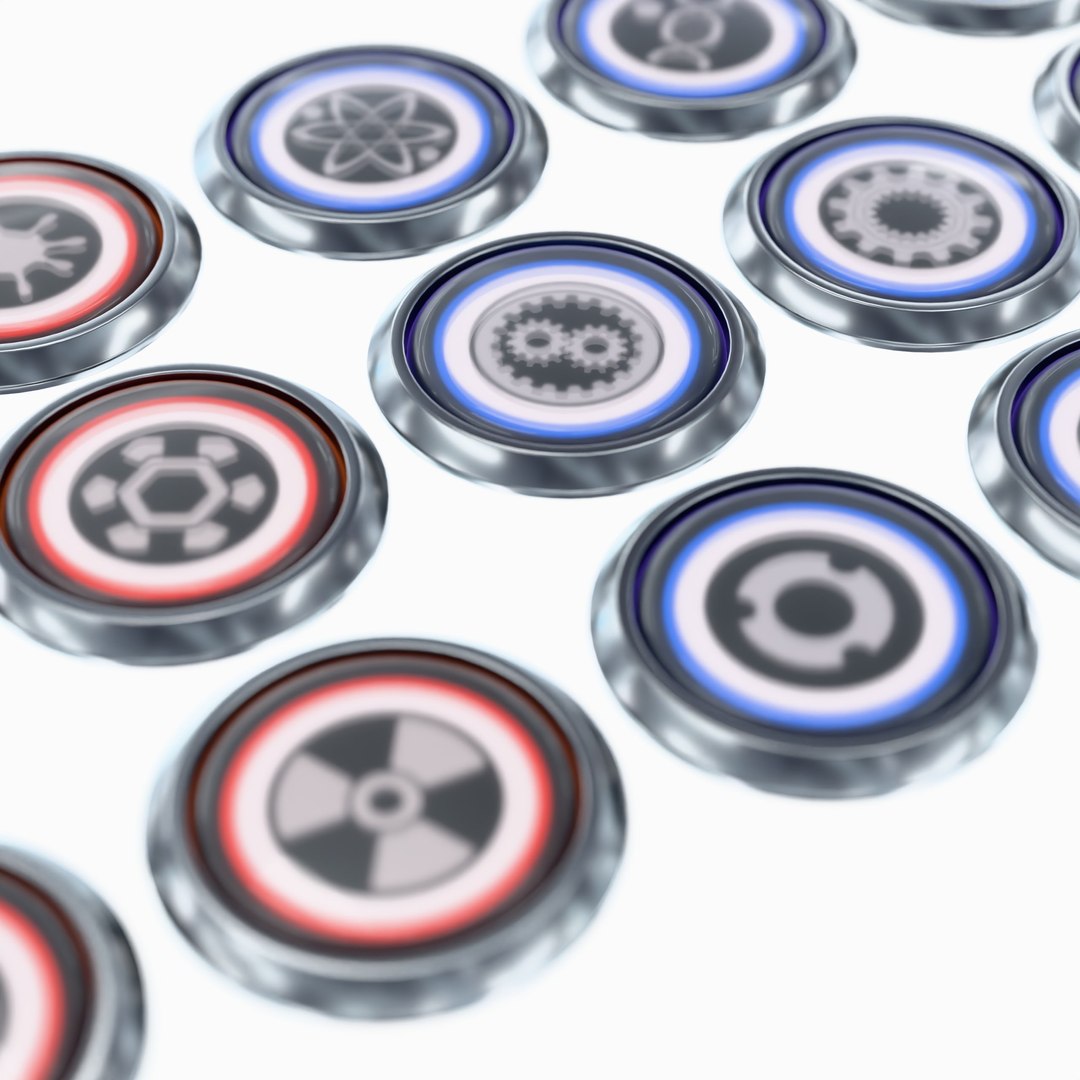 3D Buttons Model - TurboSquid 2284666