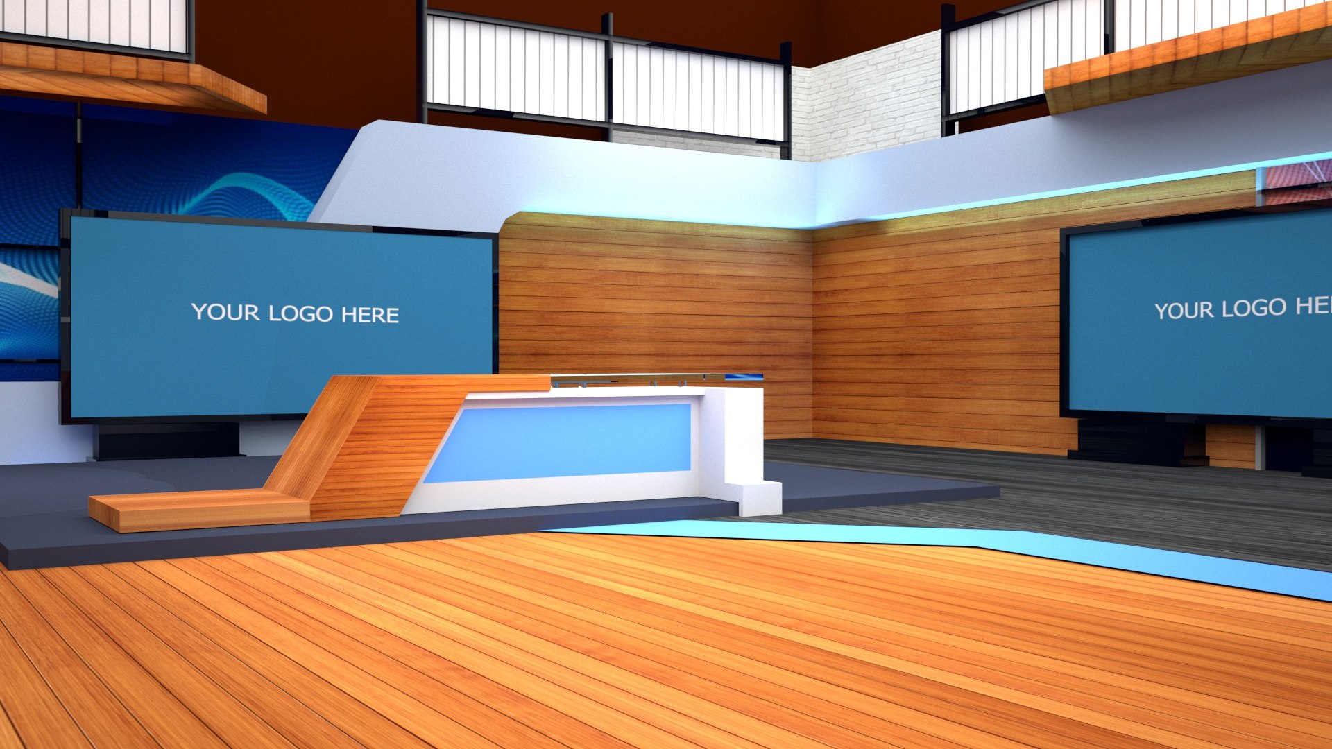 Virtual Studio Set 3D Model - TurboSquid 1737912