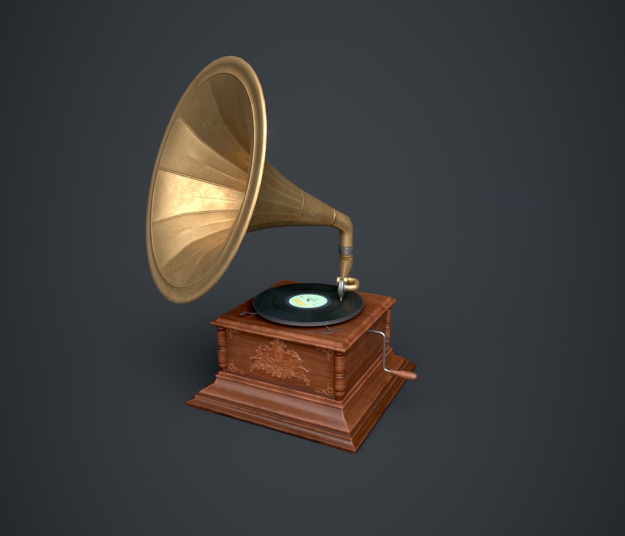 3D Gramophone Device Model - TurboSquid 1322006
