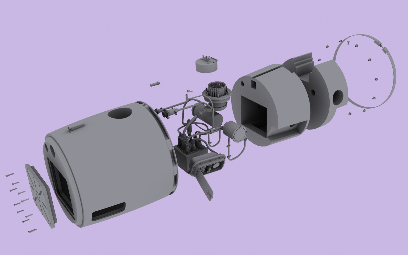 Rn-28 Russian Tactical Nuclear Bomb 3d Model