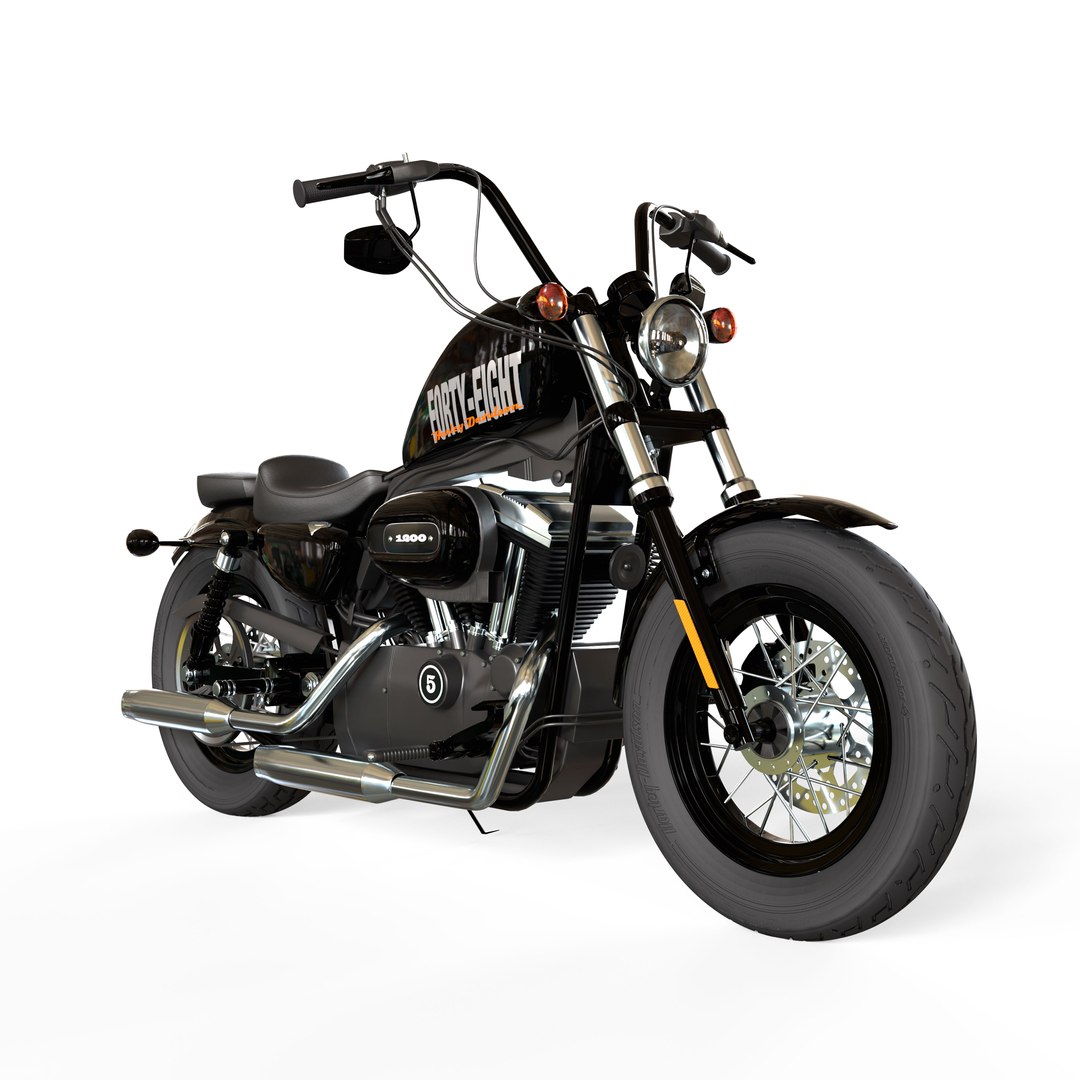 Harley Davidson Forty Eight Model - TurboSquid 2201759