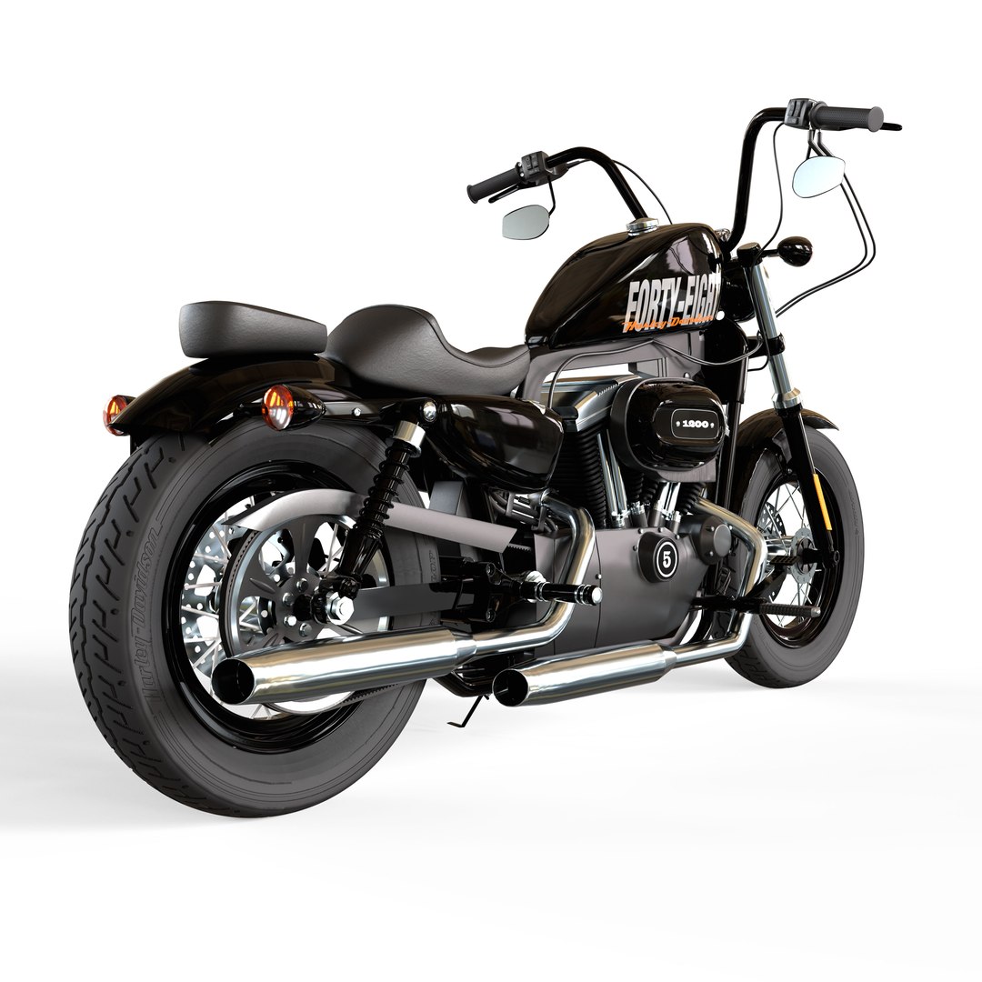 Harley Davidson Forty Eight Model - TurboSquid 2201759