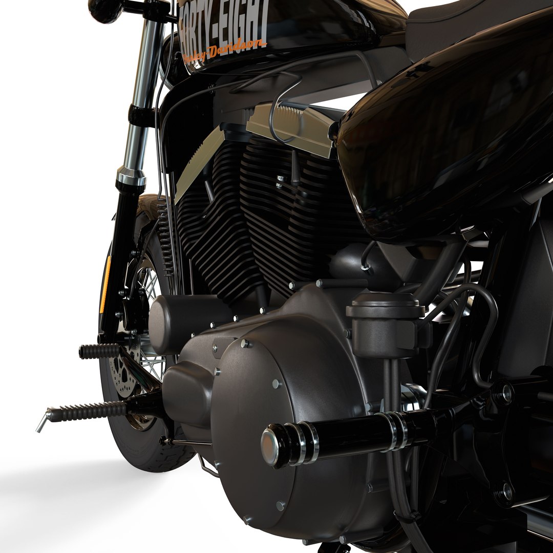 Harley Davidson Forty Eight Model - TurboSquid 2201759