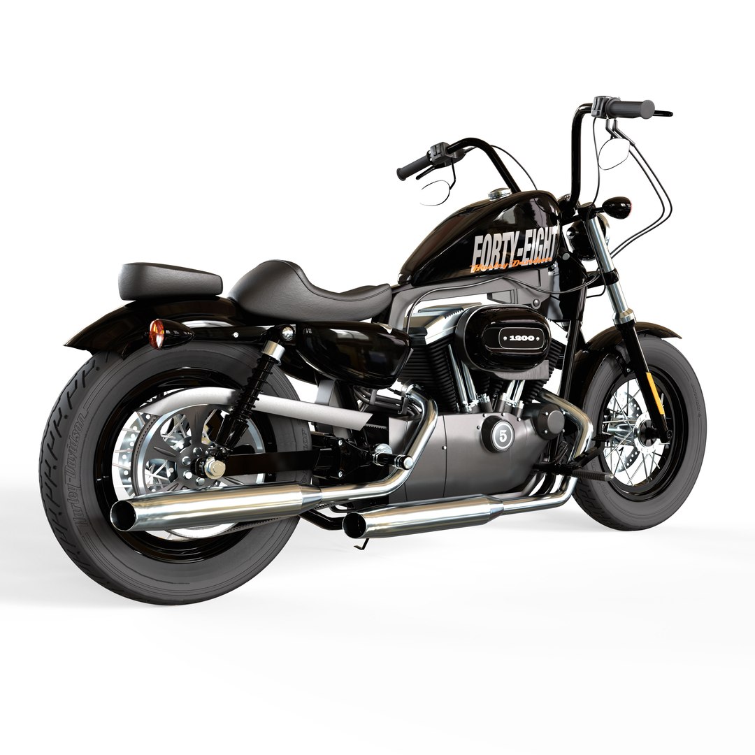 Harley Davidson Forty Eight Model - TurboSquid 2201759