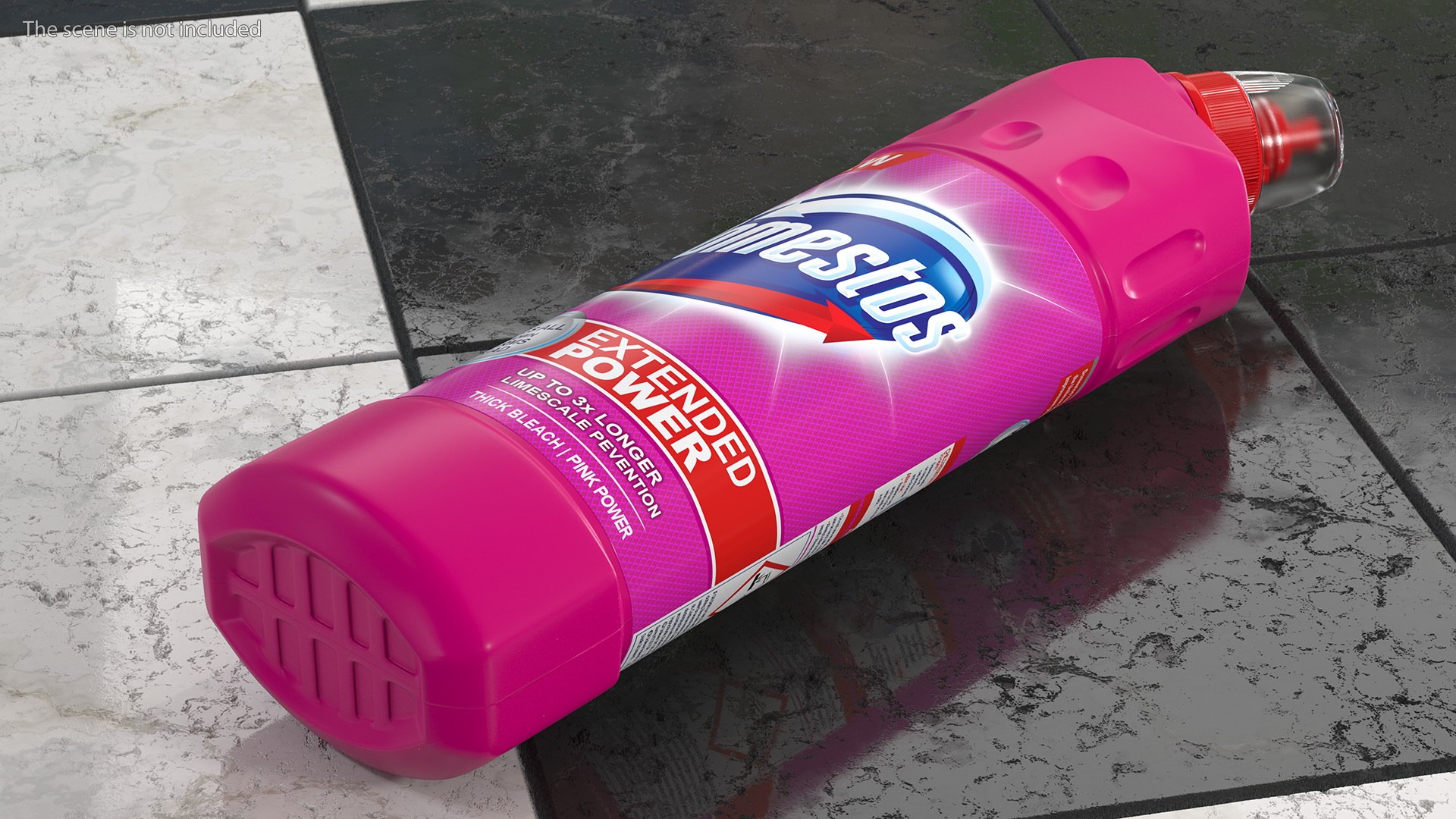 Domestos pink power toilet 3D model - TurboSquid 1701520