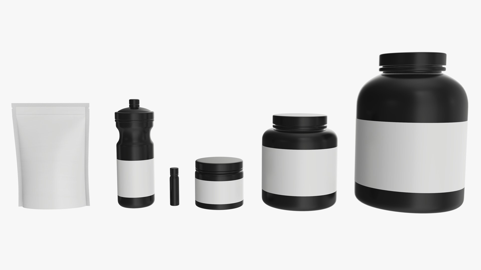 Mockup Nutrition Container 3D - TurboSquid 1414534