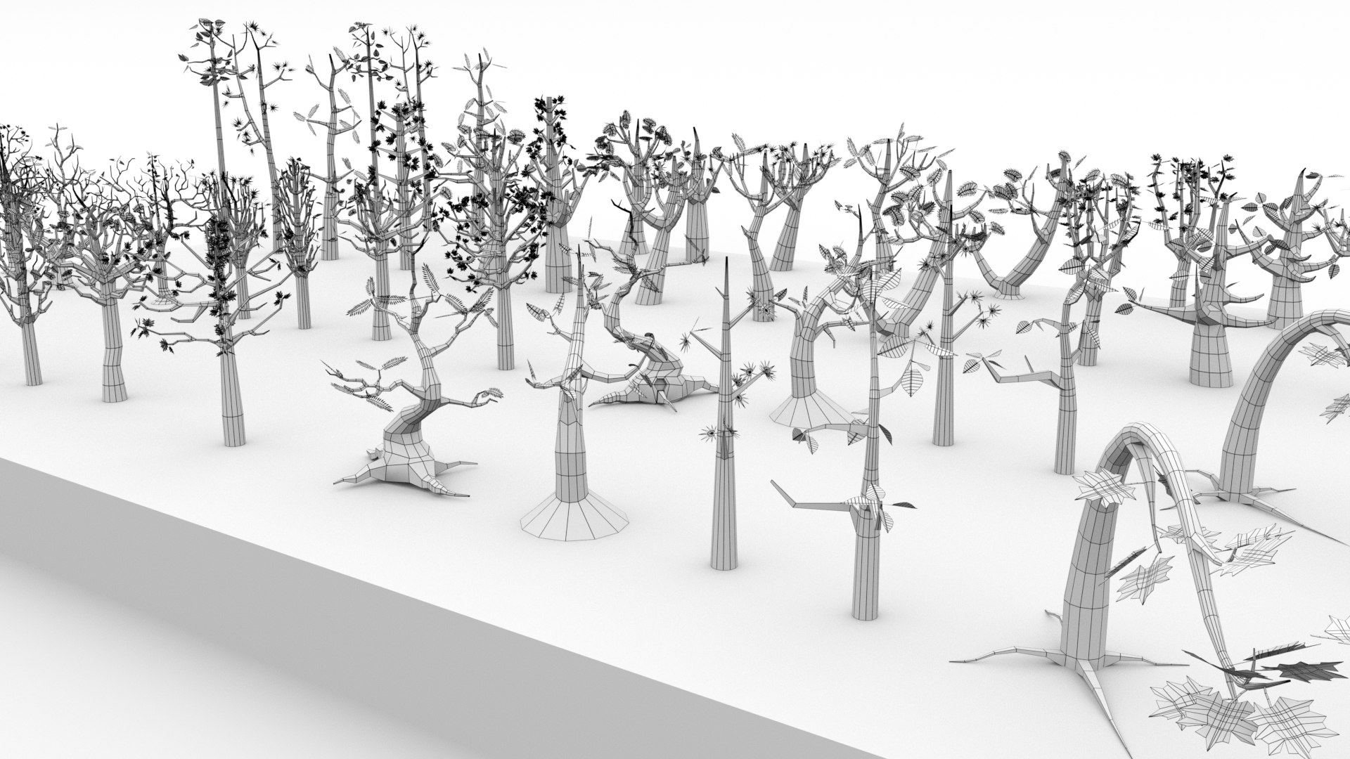 Tree Pack 3D Model - TurboSquid 1676049
