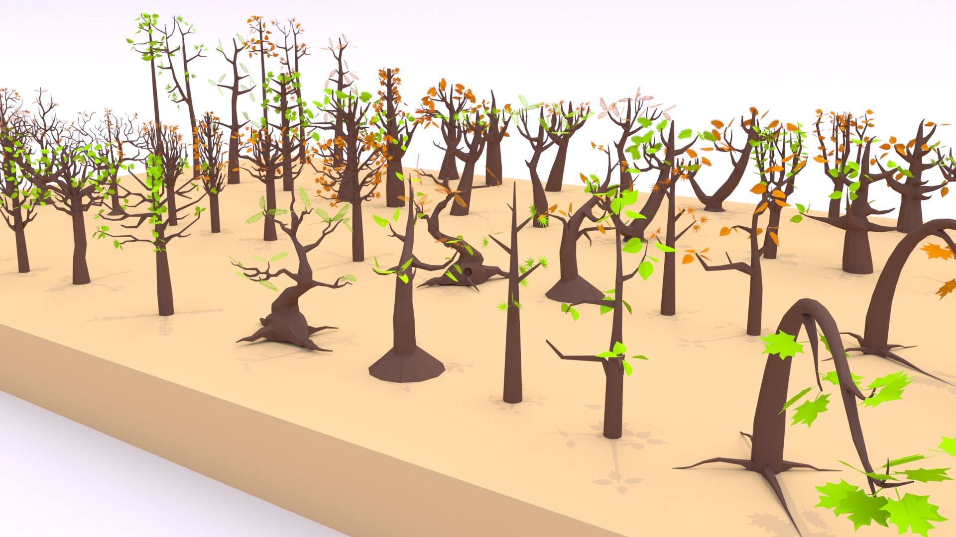 Tree Pack 3D Model - TurboSquid 1676049