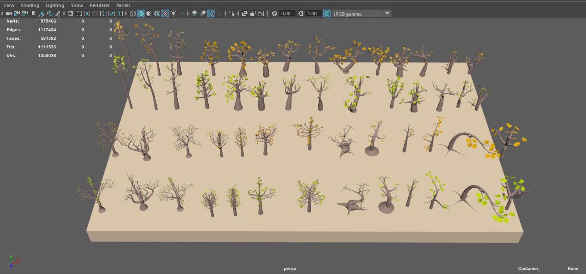 Tree pack 3D model - TurboSquid 1676049