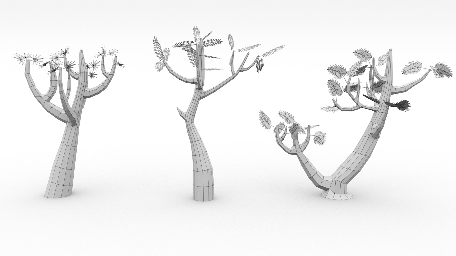 Tree pack 3D model - TurboSquid 1676049