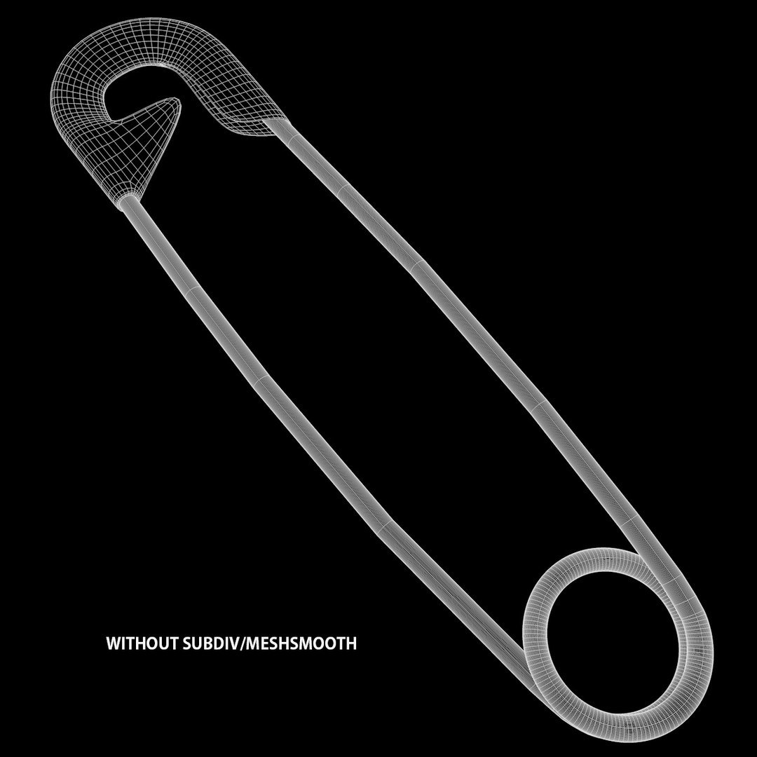 Pin Modelled 3d Model