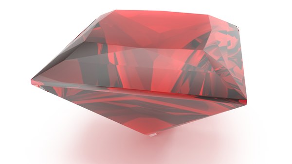 modelo 3d Rubí talla princesa - TurboSquid 1860318