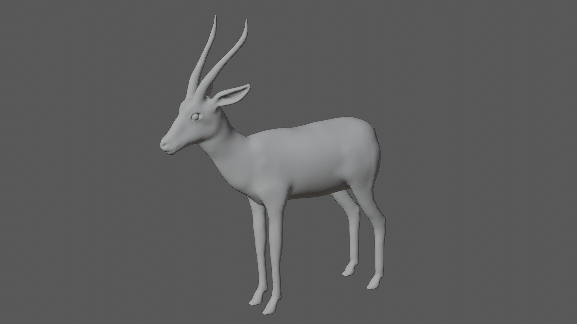 3D fully rigged low poly Gazelle model - TurboSquid 1758192