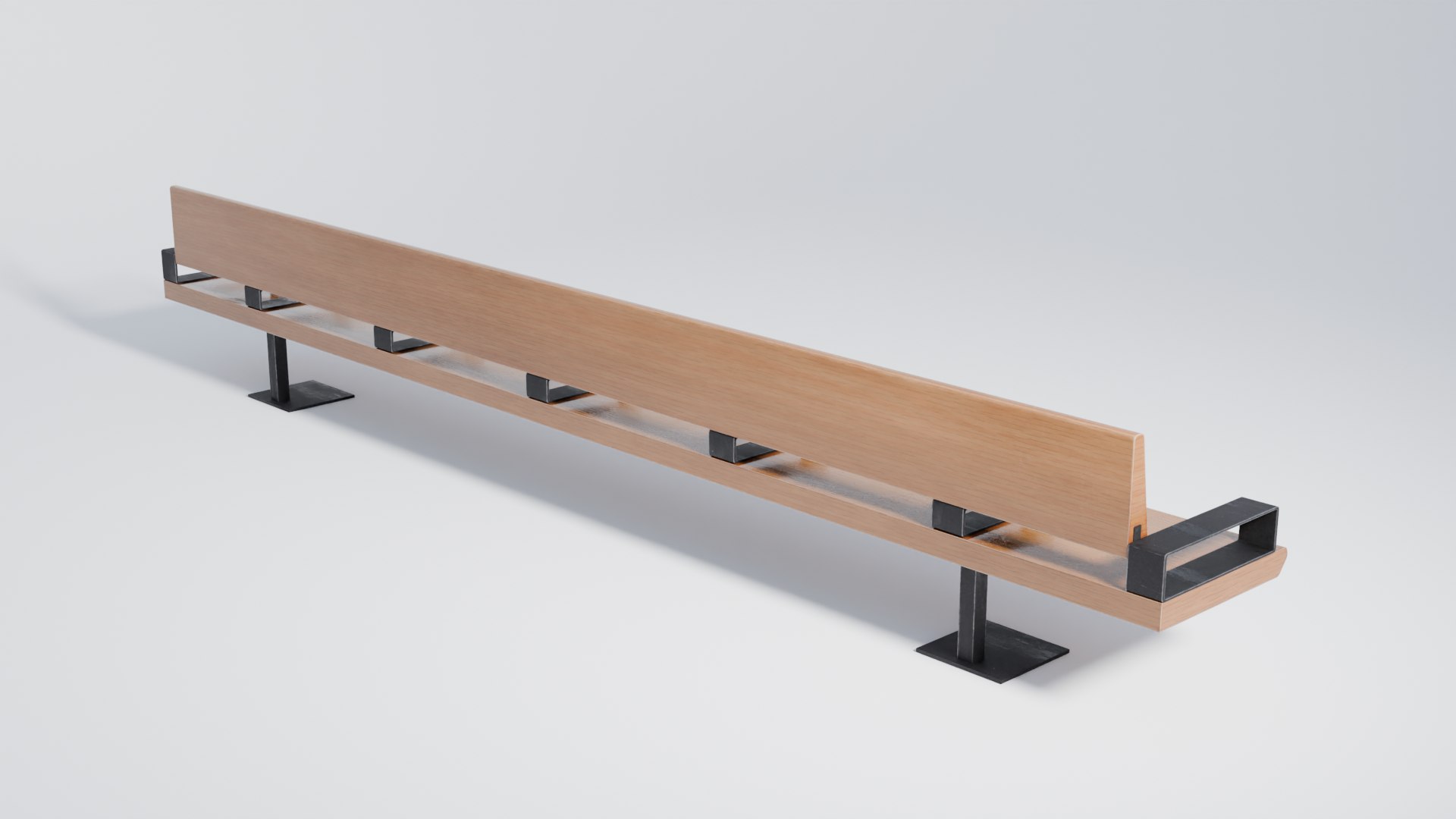 3D NYC Subway Bench 4K Model - TurboSquid 2196555
