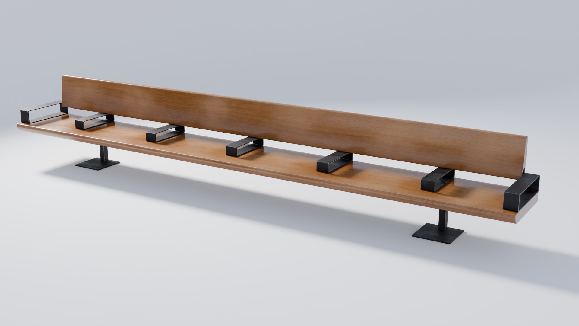 3D NYC Subway Bench 4K Model - TurboSquid 2196555