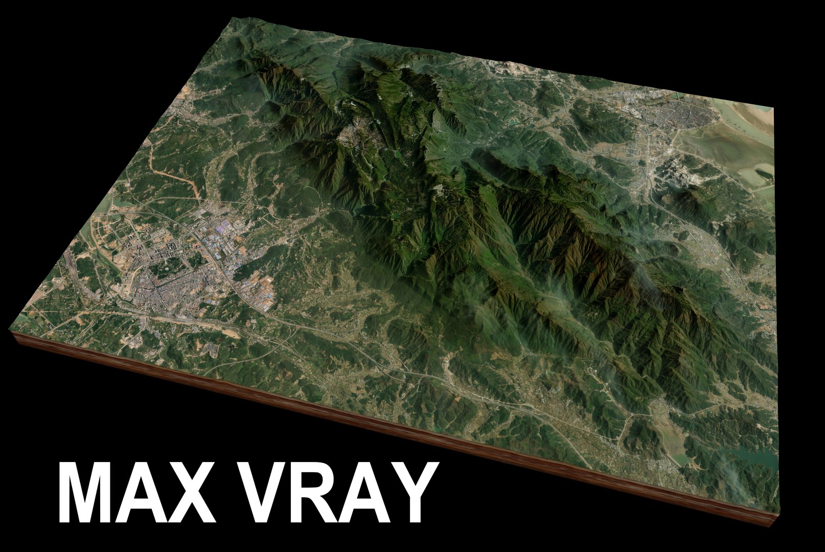 3D Mountain Range - TurboSquid 1859054