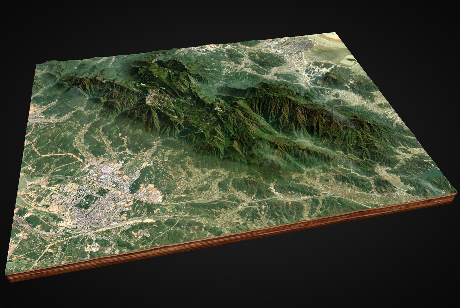 3D Mountain Range - TurboSquid 1859054