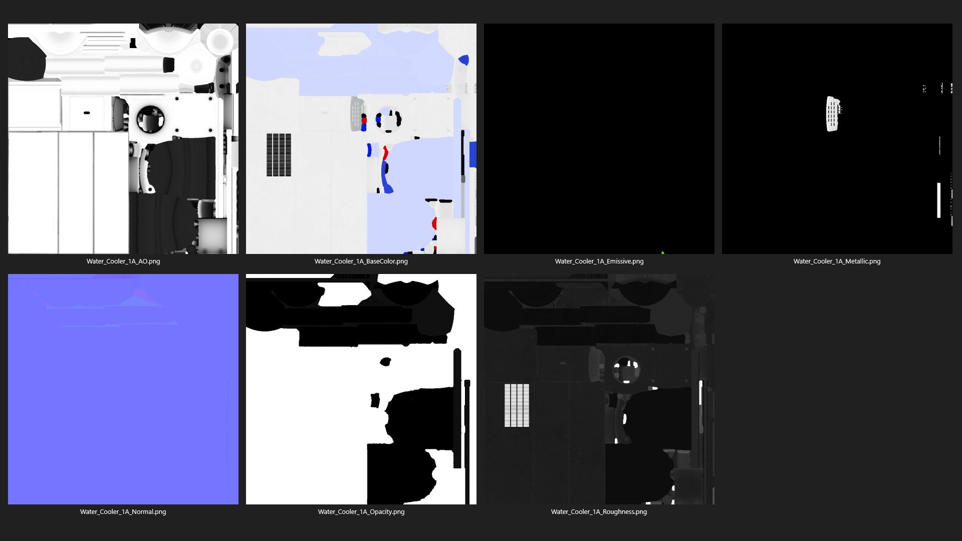 Water Cooler 1A 3D Model - TurboSquid 2084132