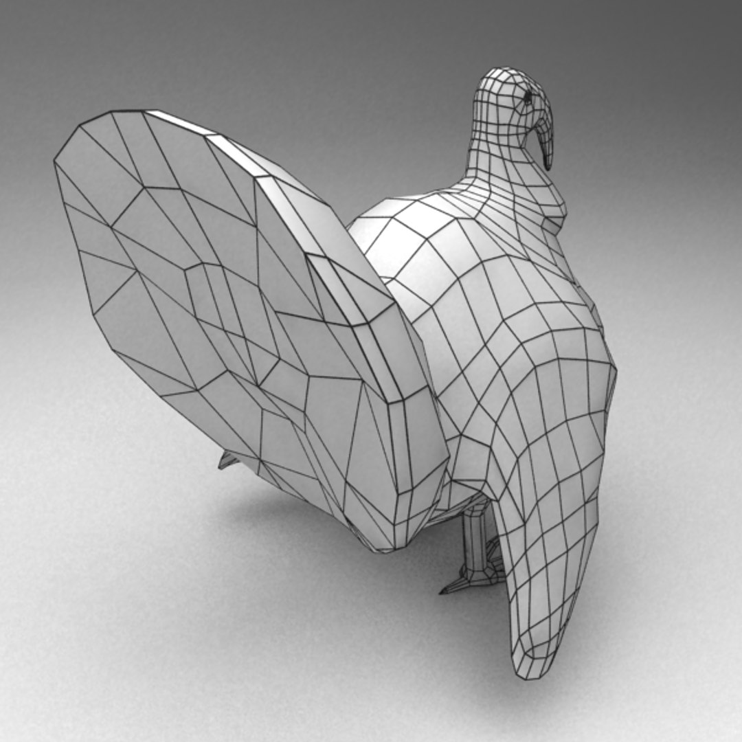3d rigged turkey
