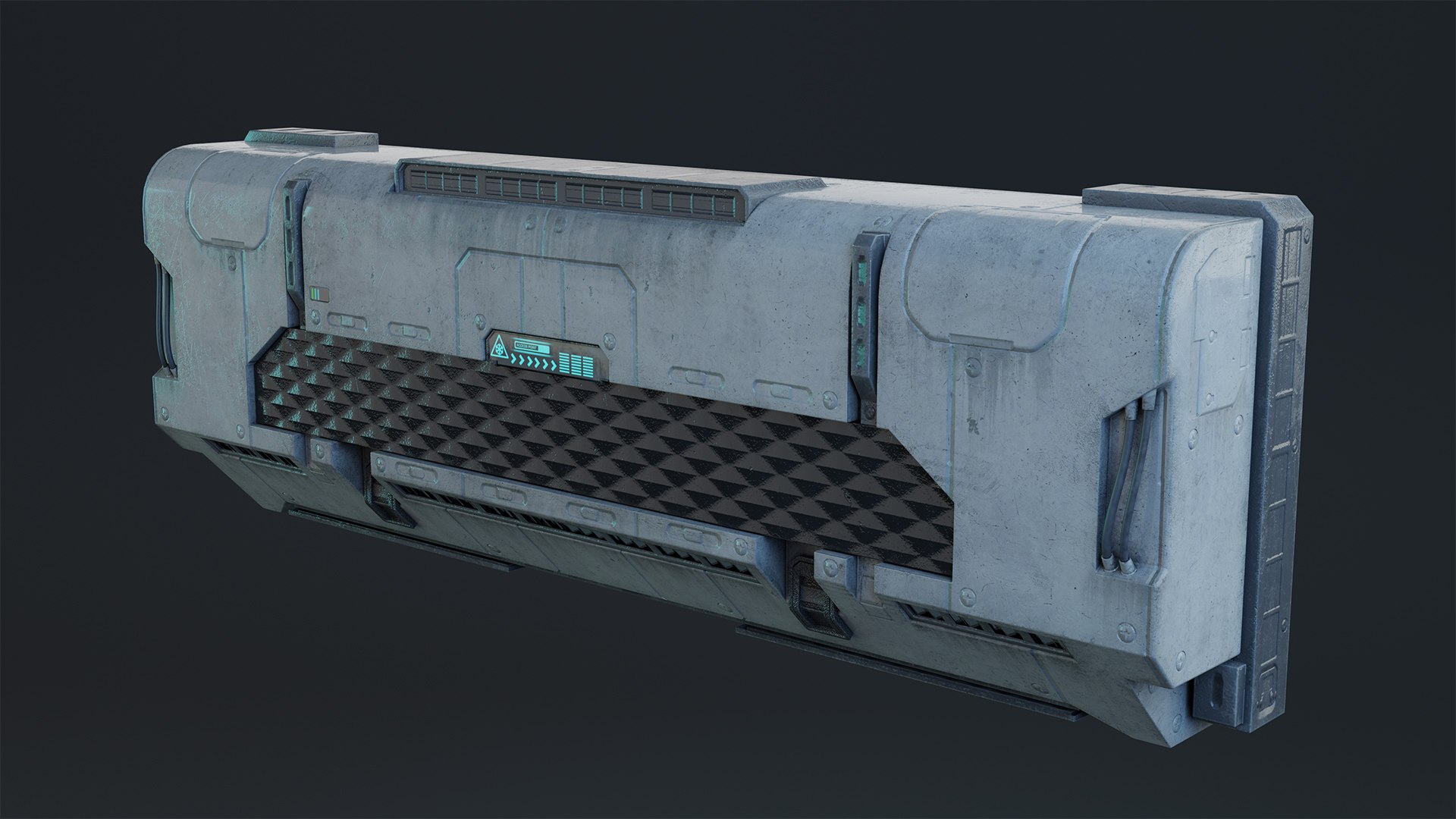 3D Cyberpunk AC Unit A - TurboSquid 2074303