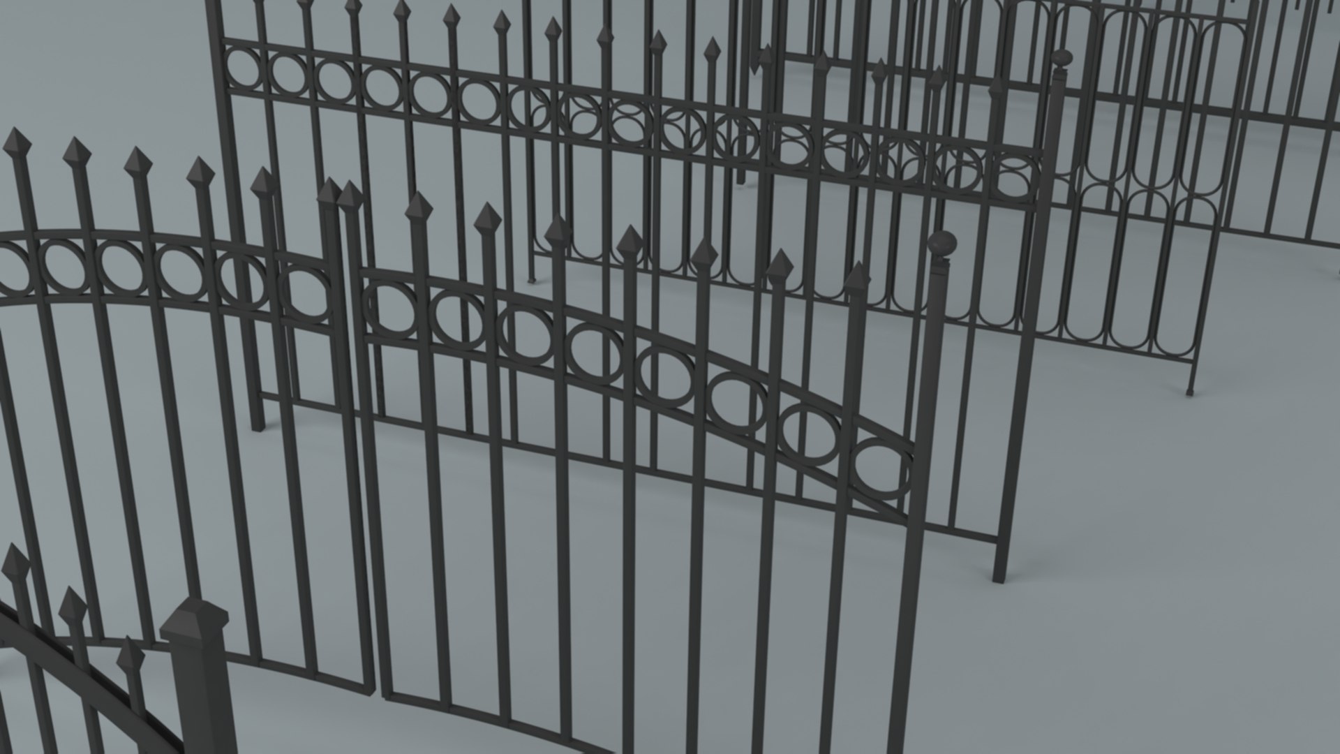 3D Model Fences - TurboSquid 2049088