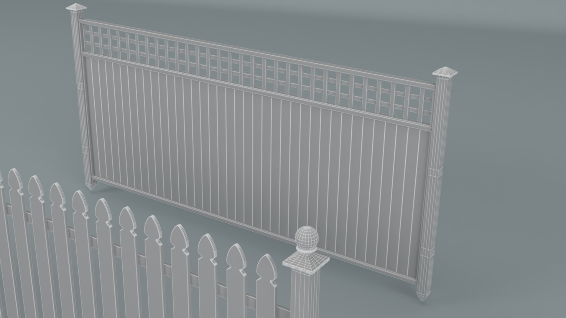 3D Model Fences - TurboSquid 2049088