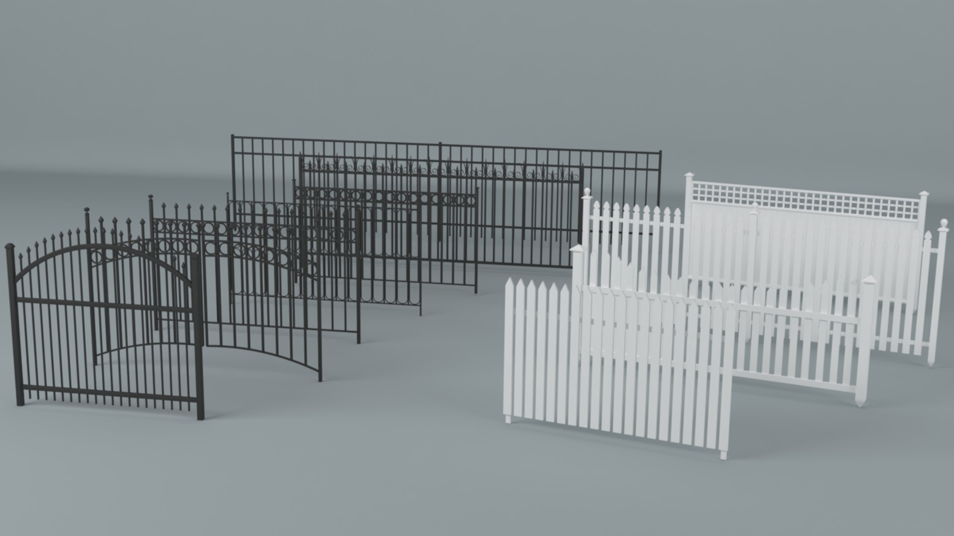 3D Model Fences - TurboSquid 2049088