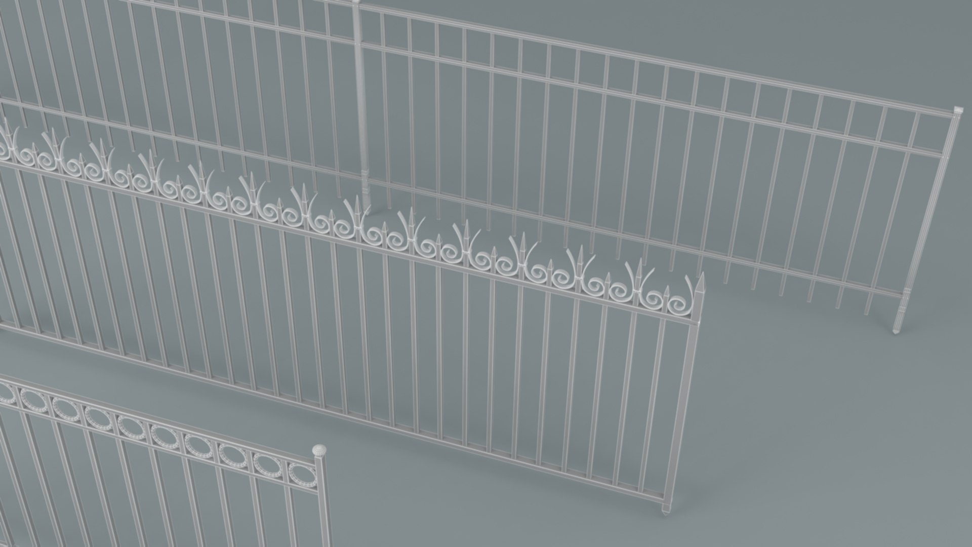 3D Model Fences - TurboSquid 2049088