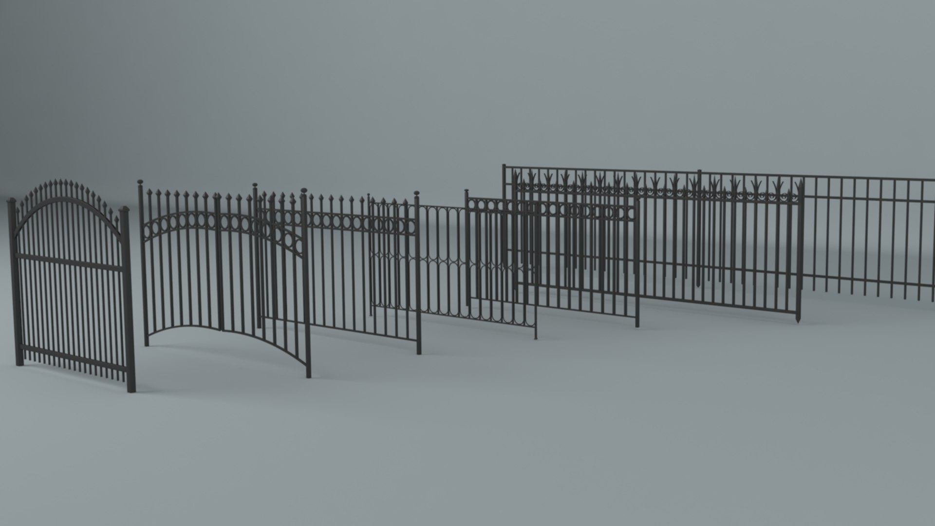 3D Model Fences - TurboSquid 2049088