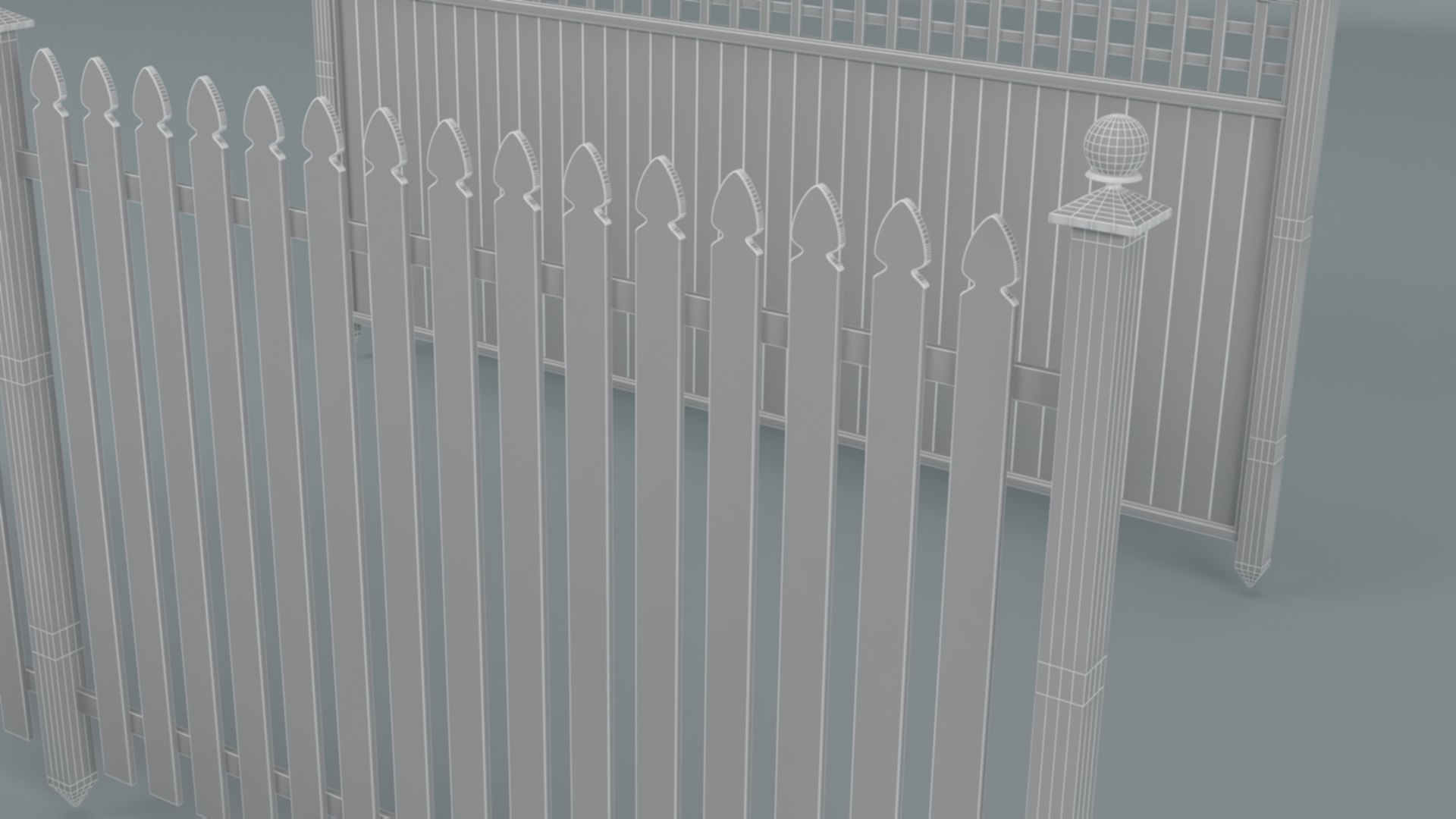 3D Model Fences - TurboSquid 2049088